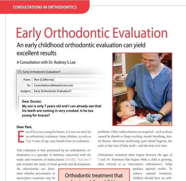 Early Treatment | Michael Teichman Orthodontics